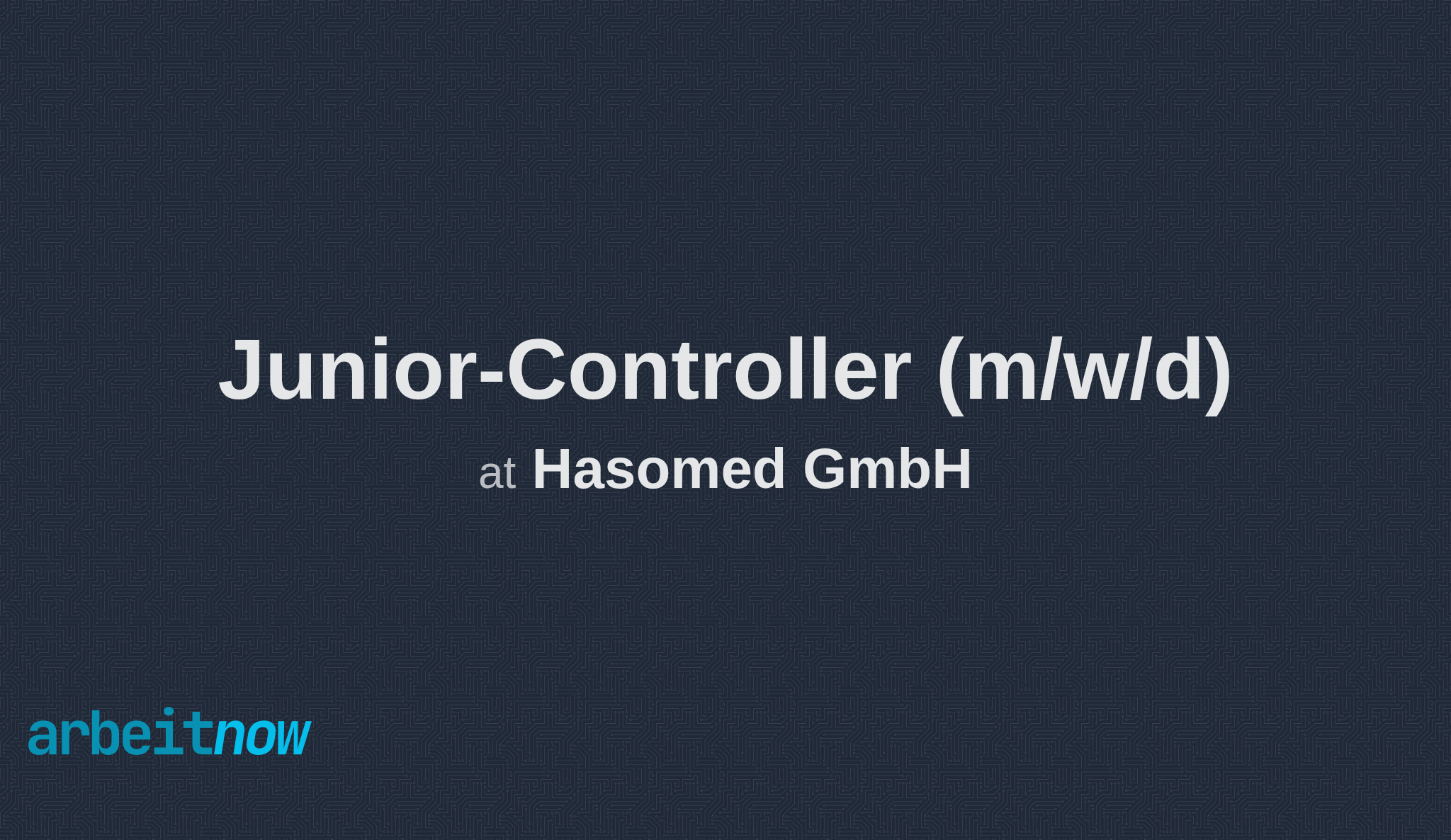 Junior-Controller (m/w/d) job at Hasomed GmbH in Magdeburg, SAXONY-ANHALT